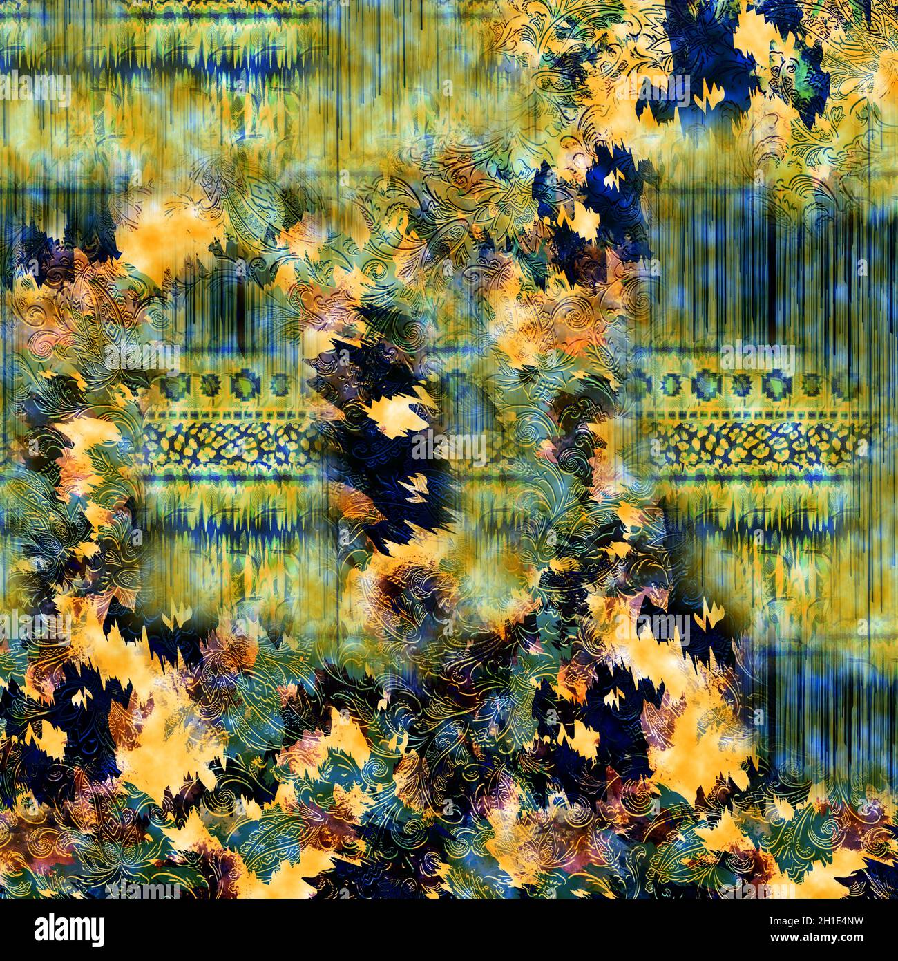 Botanical composition abstract background for amazing fabric background ...