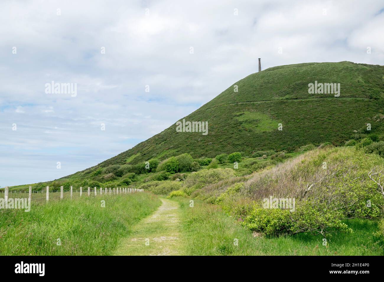 Pen Dinas Iron age hillfort at Penparcau near Aberystwyth Ceredigion ...