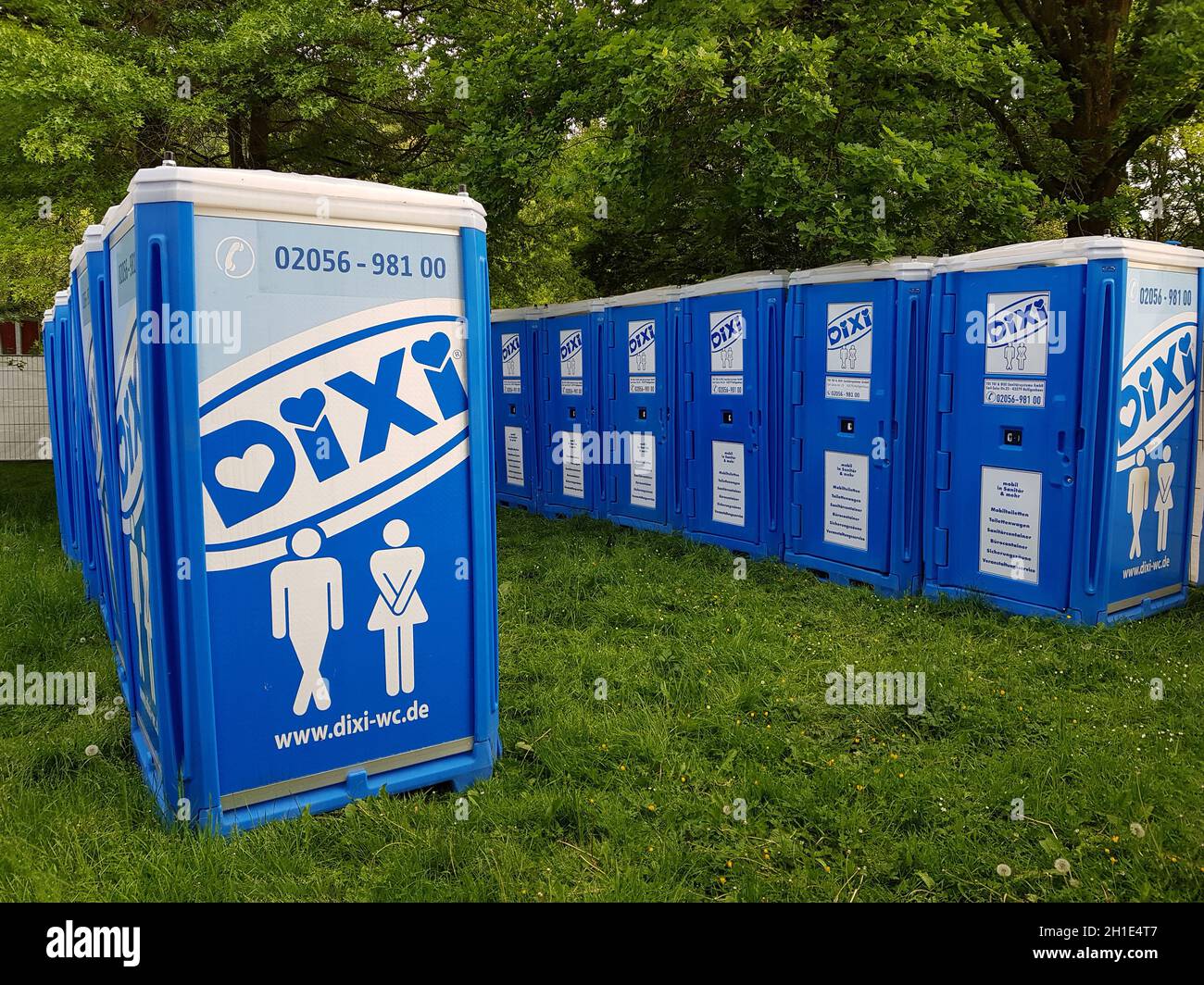 Dixi toilet hi-res stock photography and images - Alamy