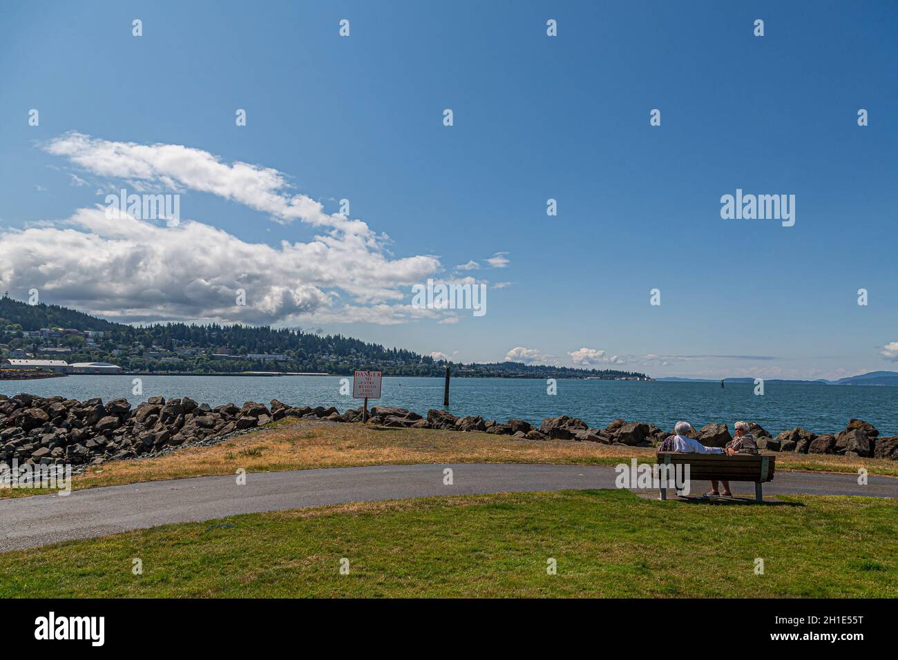 BELLINGHAM, WASHINGTON - July 7, 2019: The Port of Bellingham operates ...