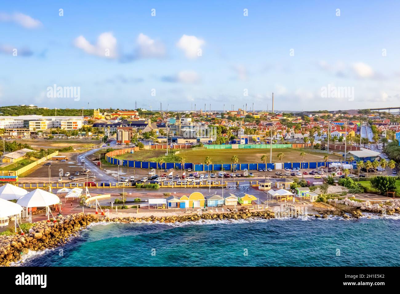 The Island Curacao is a tropical paradise in the Antilles in the ...
