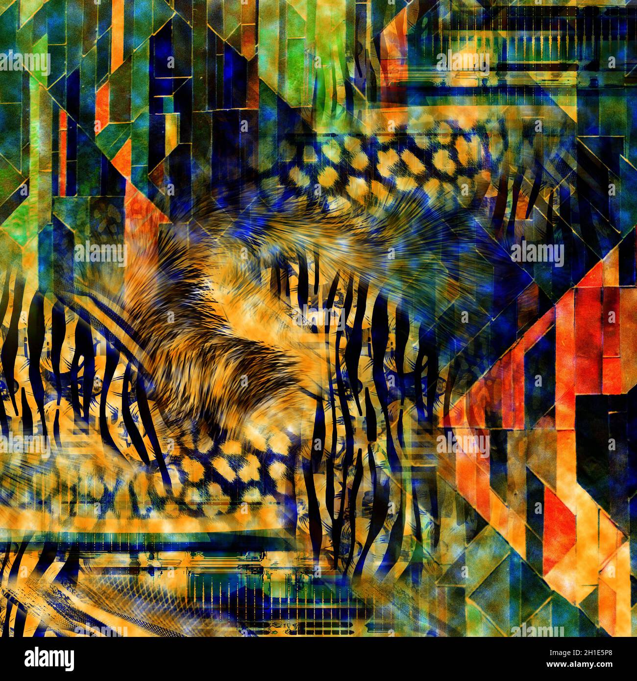 Botanical composition abstract background for amazing fabric background ...