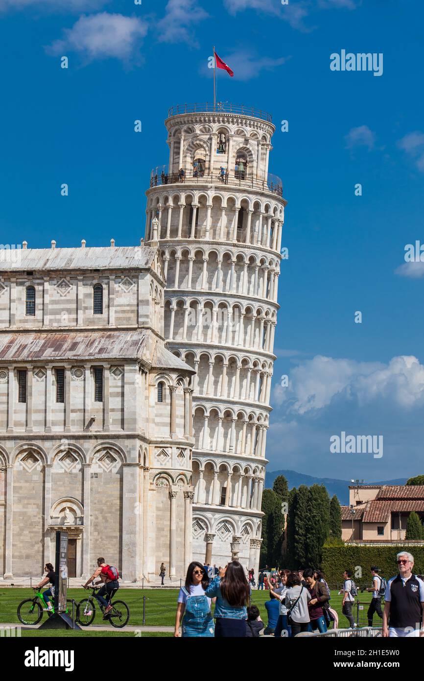 PISA, ITALY - APRIL, 2018: Primatial Metropolitan Cathedral of the ...