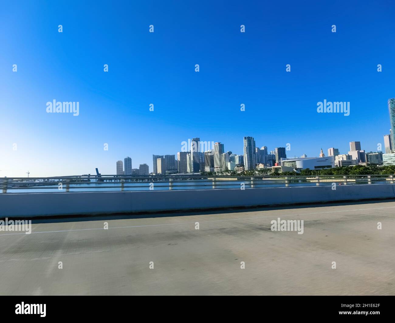 Miami skyline view from key hi-res stock photography and images - Alamy