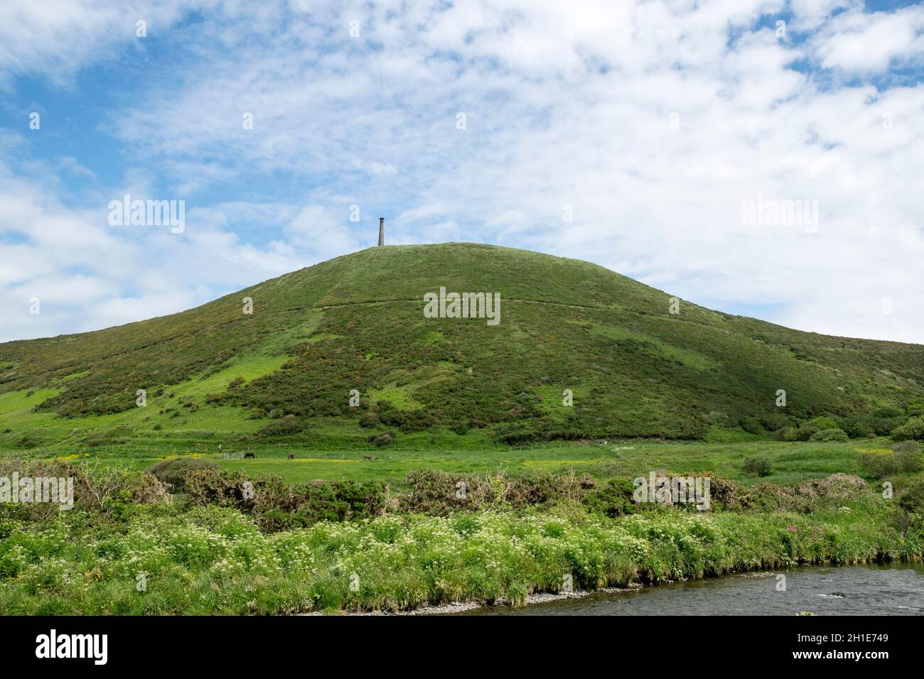 Pen Dinas Iron age hillfort at Penparcau near Aberystwyth Ceredigion ...