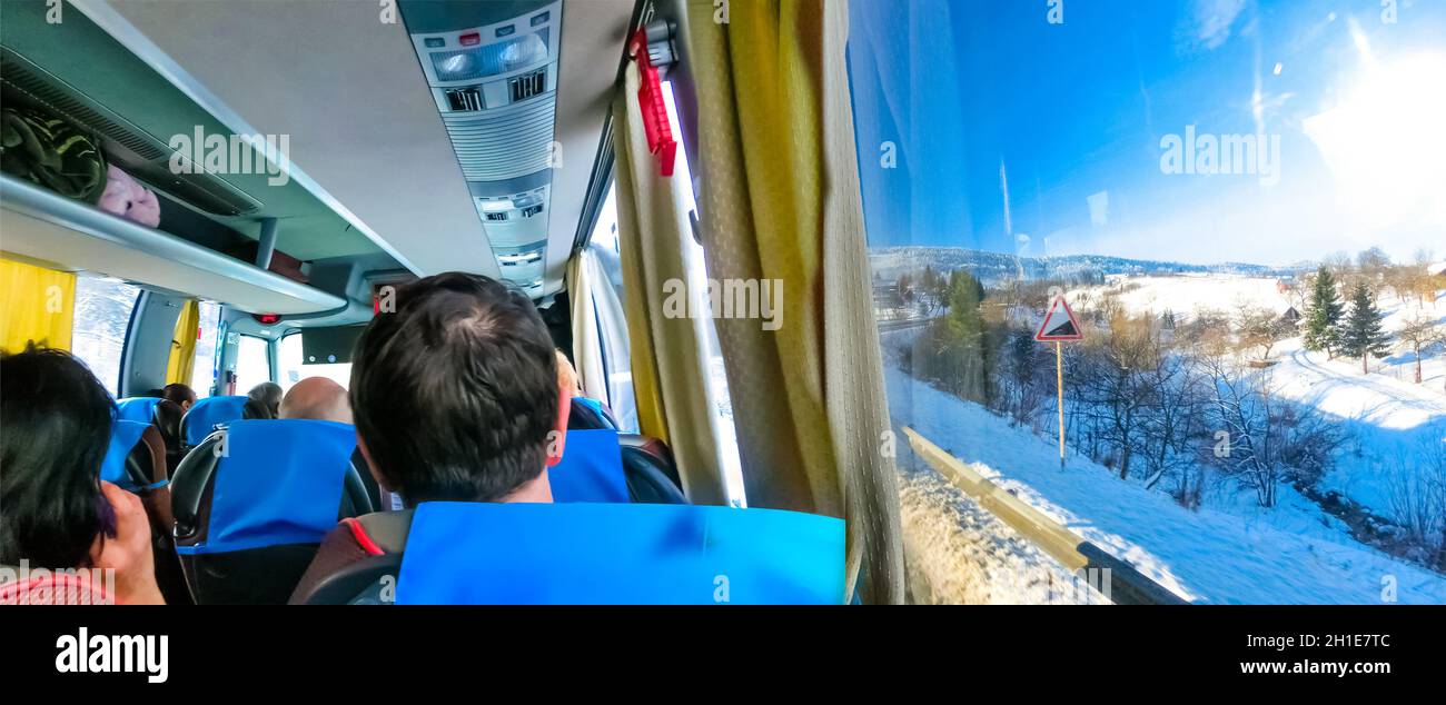 Bus windows hi-res stock photography and images - Alamy