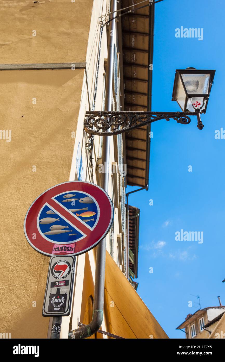 Florence clet street art hi-res stock photography and images - Alamy
