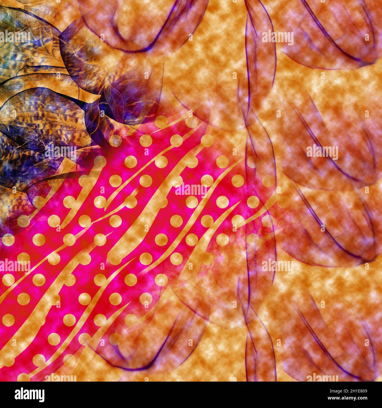 Botanical composition abstract background for amazing fabric background ...