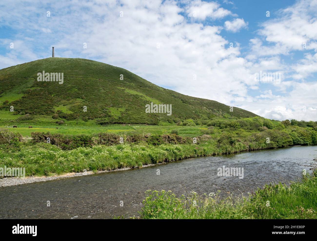 Pen Dinas Iron age hillfort at Penparcau near Aberystwyth Ceredigion ...