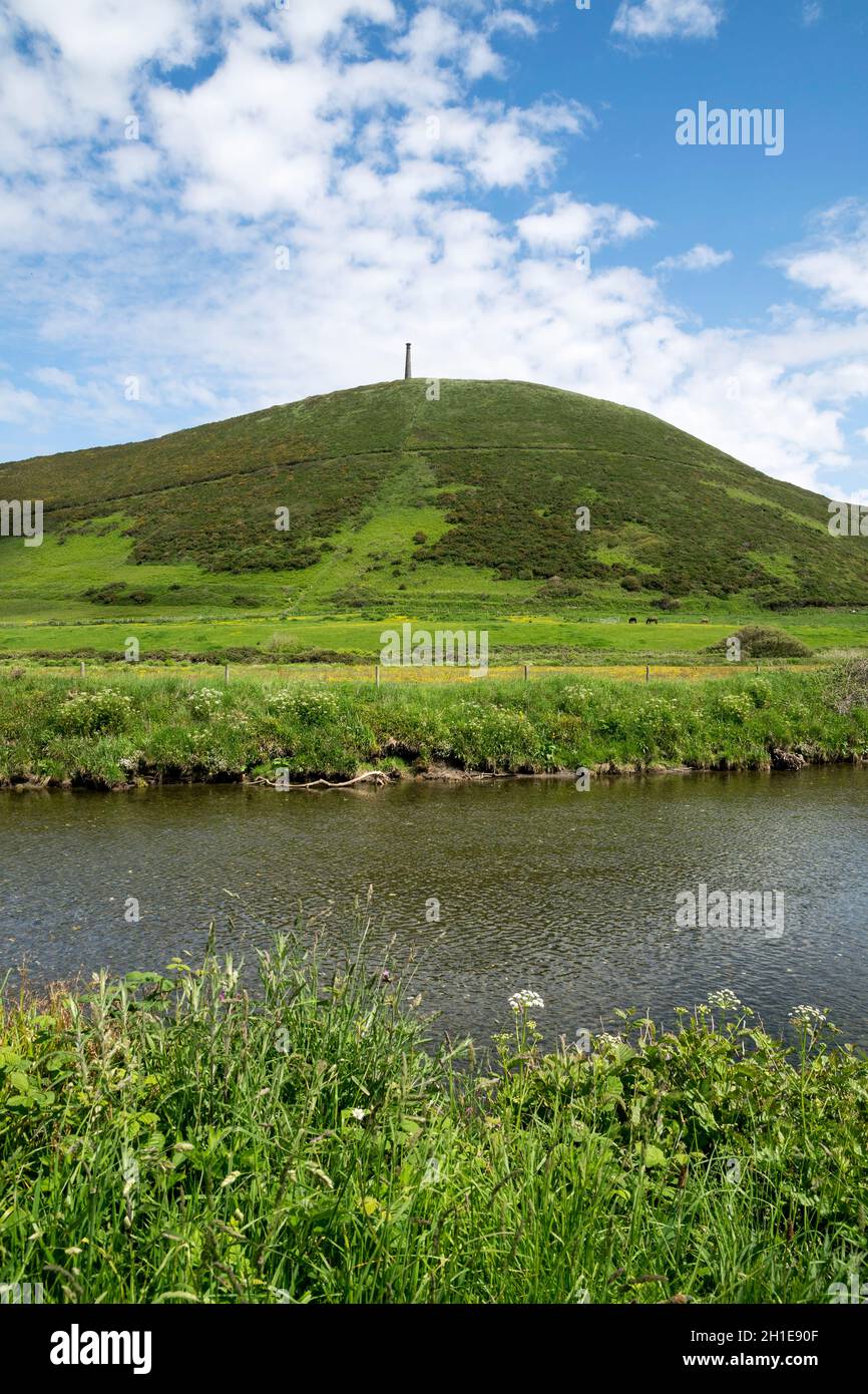 Pen Dinas Iron age hillfort at Penparcau near Aberystwyth Ceredigion ...
