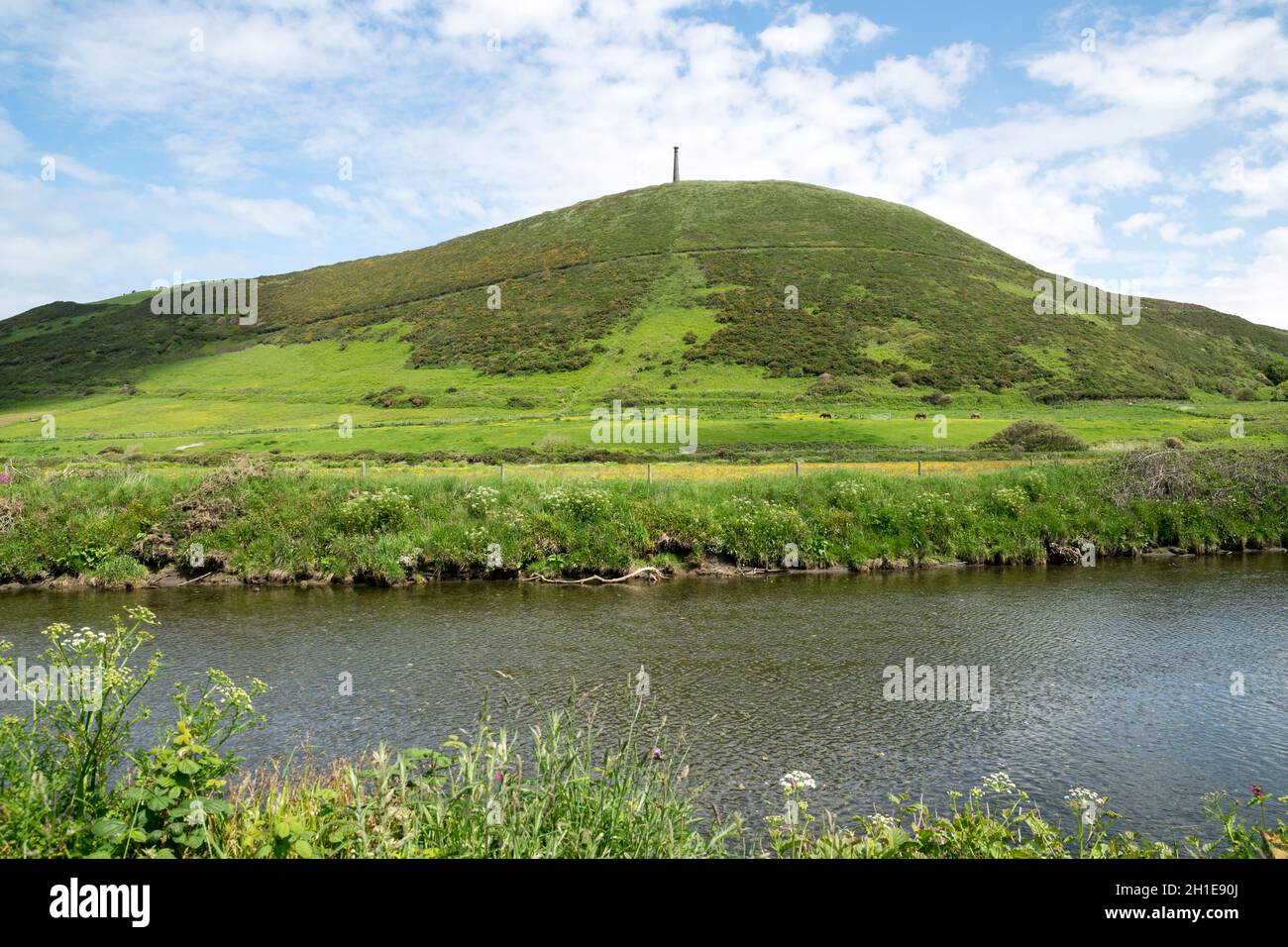Pen Dinas Iron age hillfort at Penparcau near Aberystwyth Ceredigion ...
