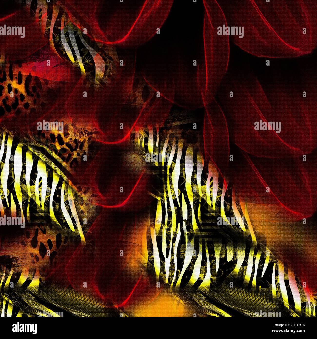 Botanical composition abstract background for amazing fabric background ...