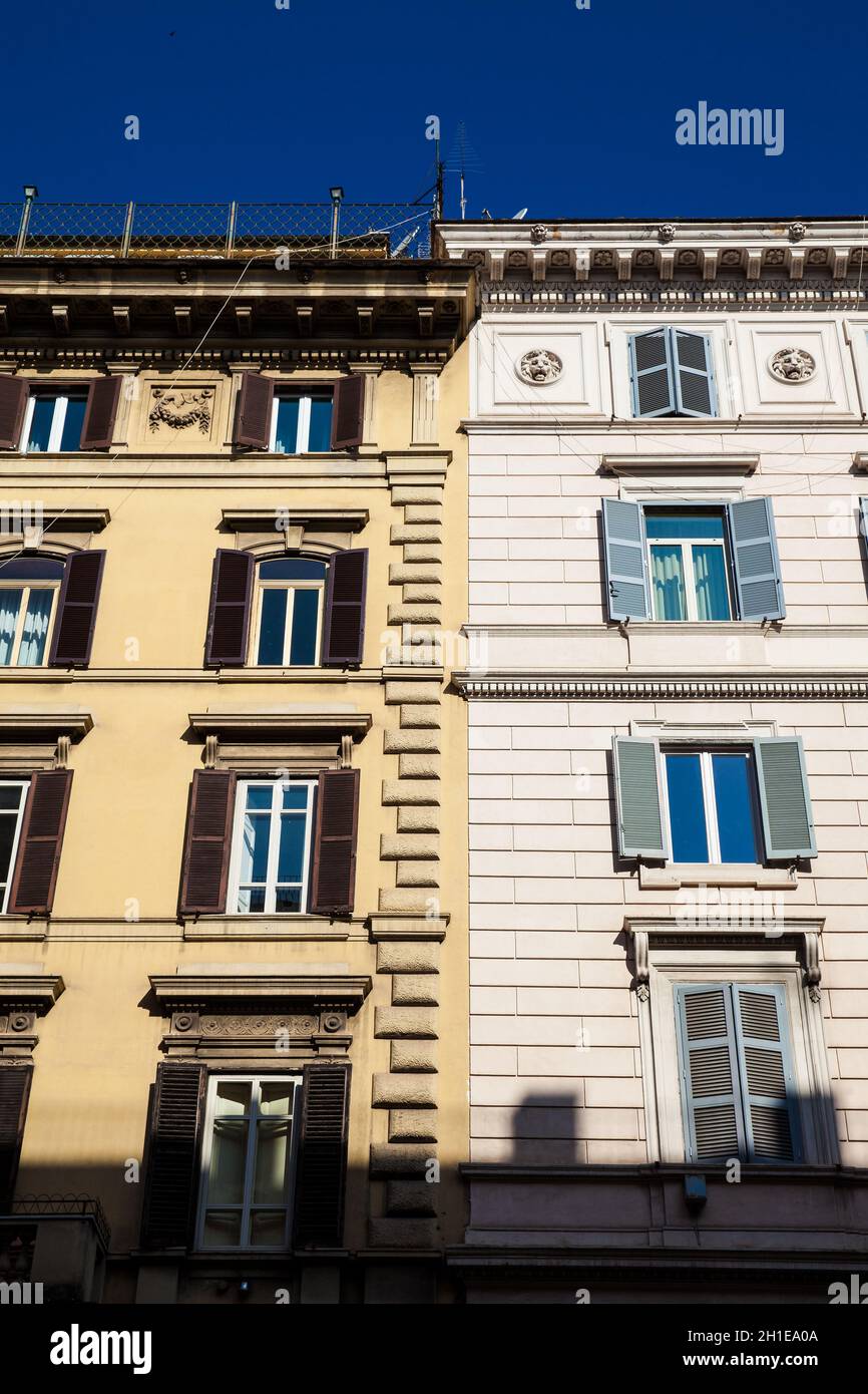 ROME, ITALY - APRIL, 2018: Beautiful architecture of the antique ...