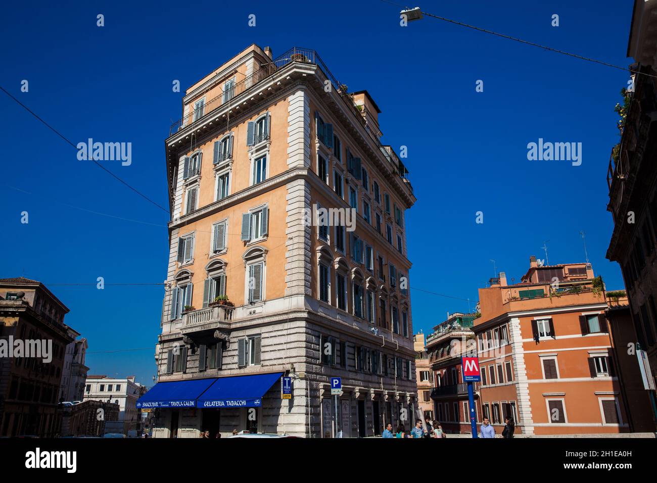 ROME, ITALY - APRIL, 2018: Beautiful architecture of the antique ...