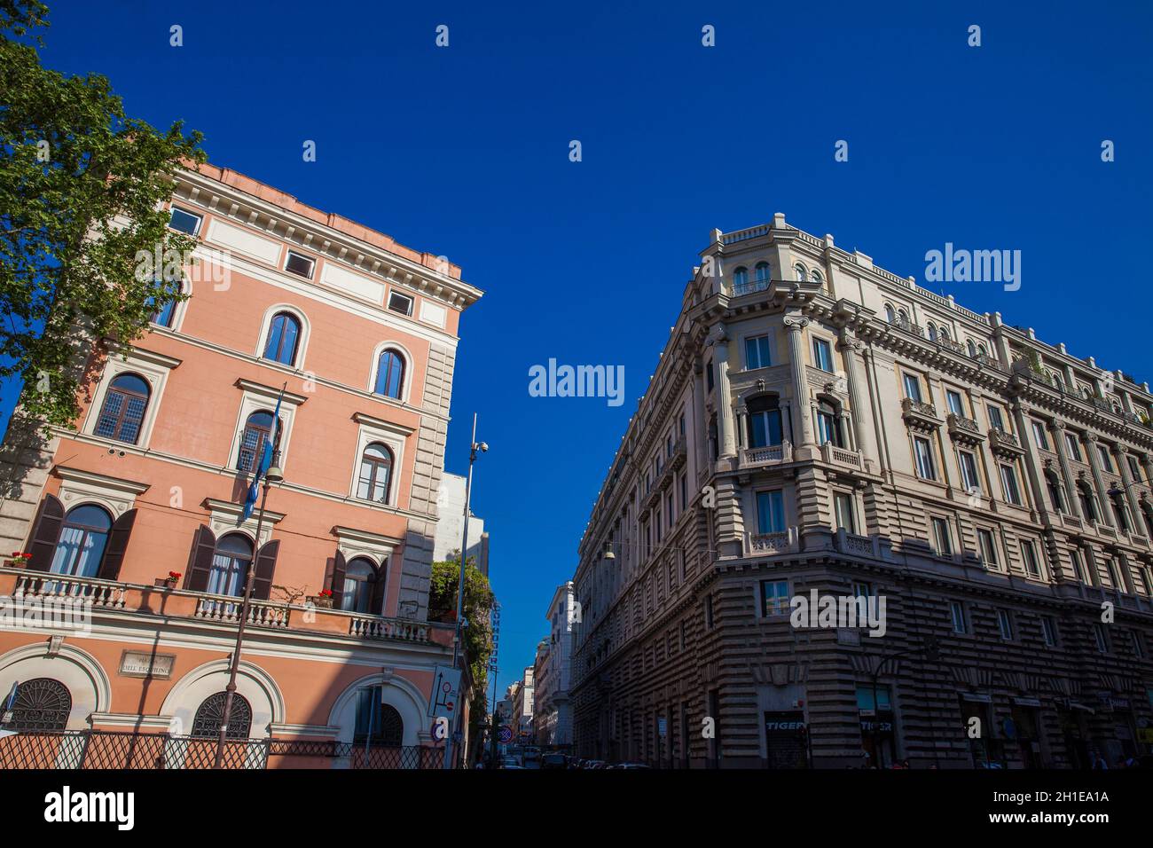 ROME, ITALY - APRIL, 2018: Beautiful architecture of the antique ...