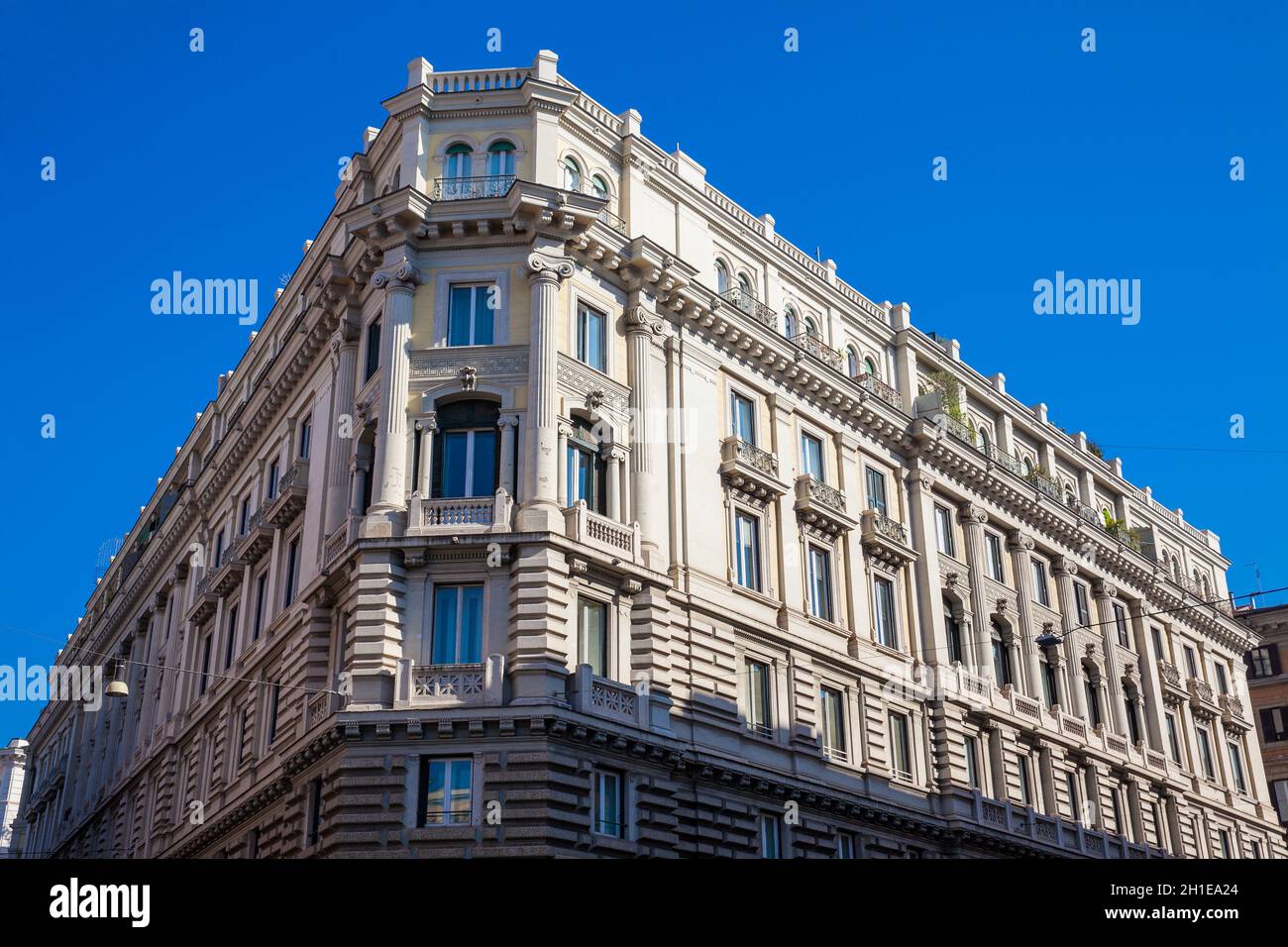 ROME, ITALY - APRIL, 2018: Beautiful architecture of the antique ...