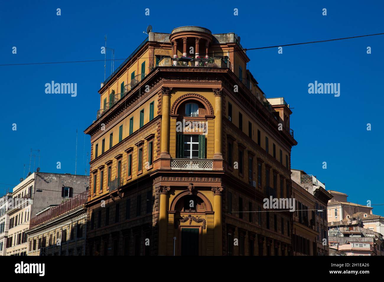 ROME, ITALY - APRIL, 2018: Beautiful architecture of the antique ...