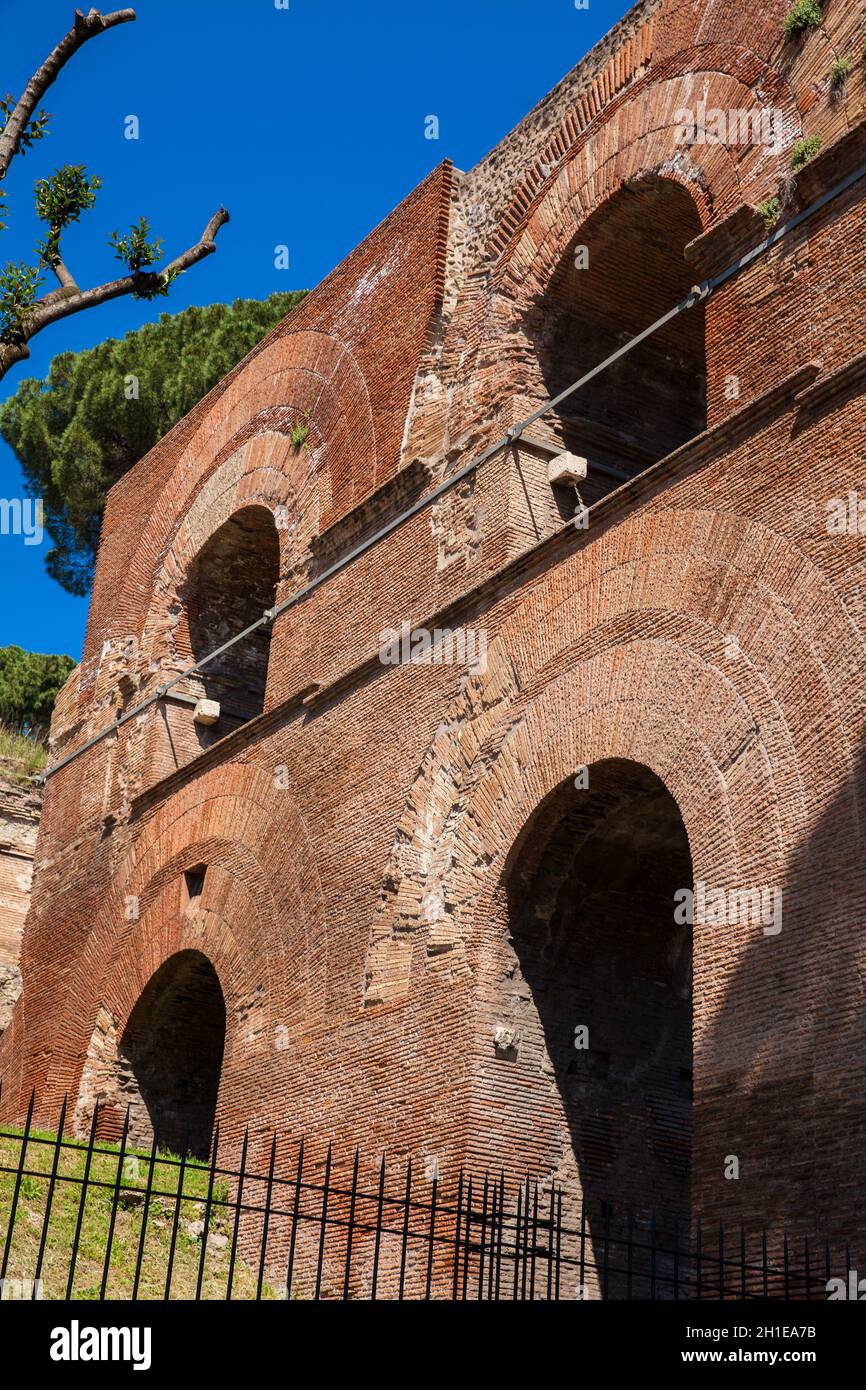 Remains of the Aqua Claudia an ancient Roman aqueduct begun by Emperor ...