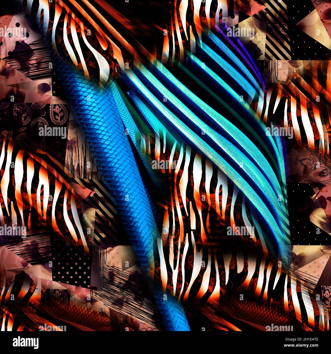 Botanical composition abstract background for amazing fabric background ...