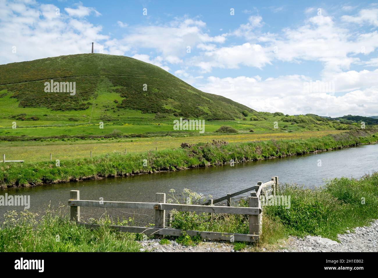 Pen Dinas Iron age hillfort at Penparcau near Aberystwyth Ceredigion ...