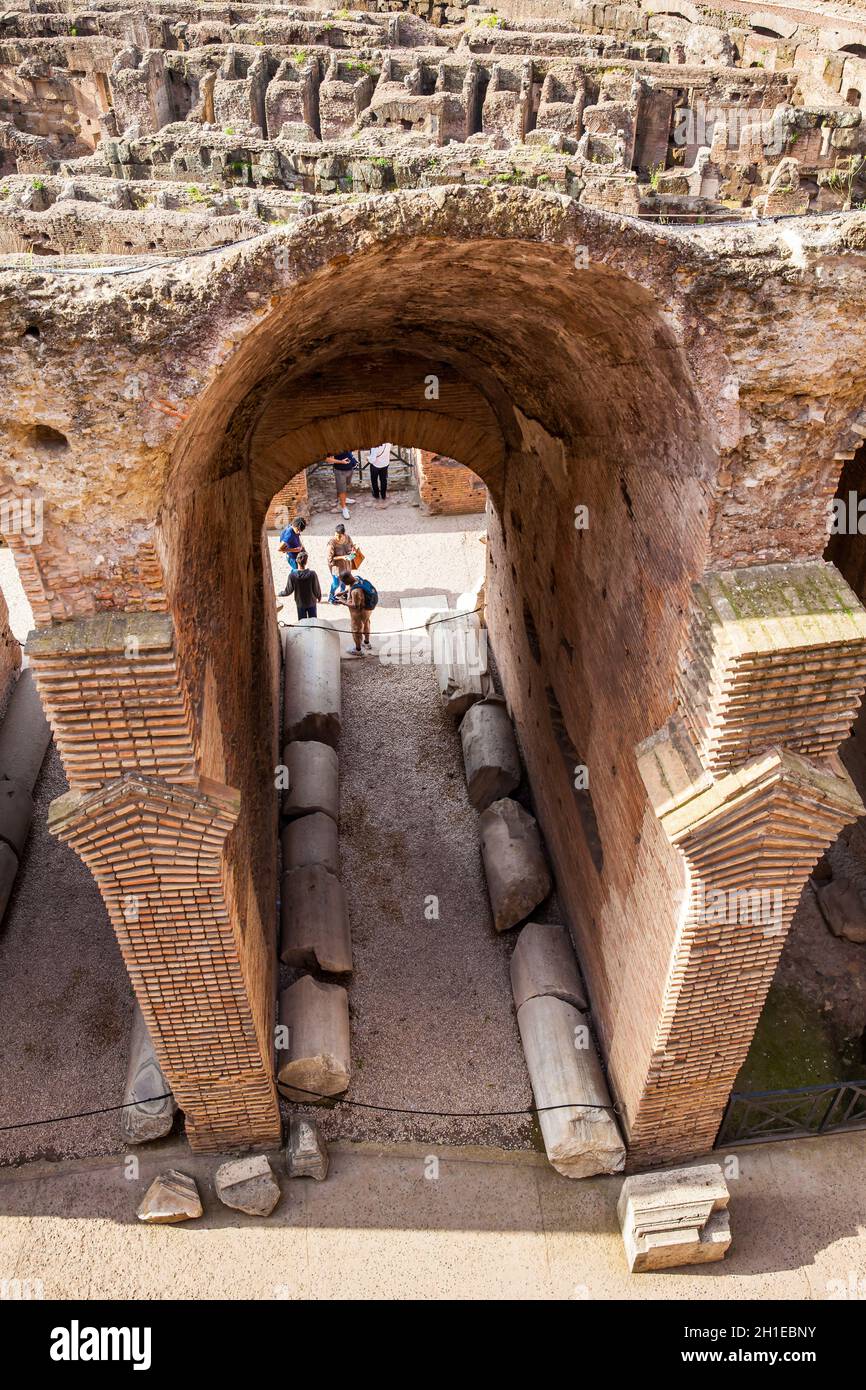 Colosseum underground tunnels rome hi-res stock photography and images ...