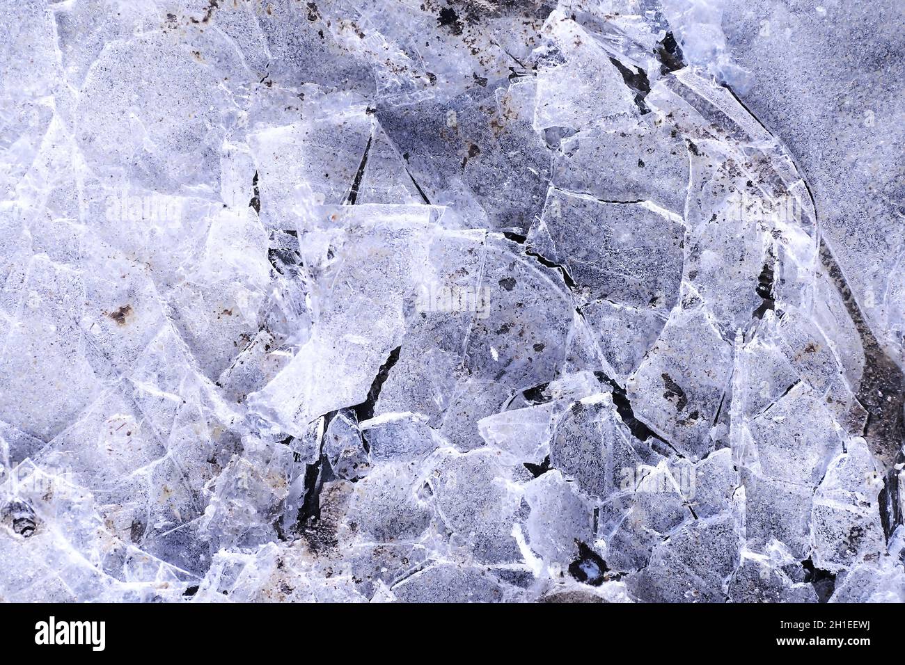 Crashed blue ice concrete surface background texture. Crashed ice ...