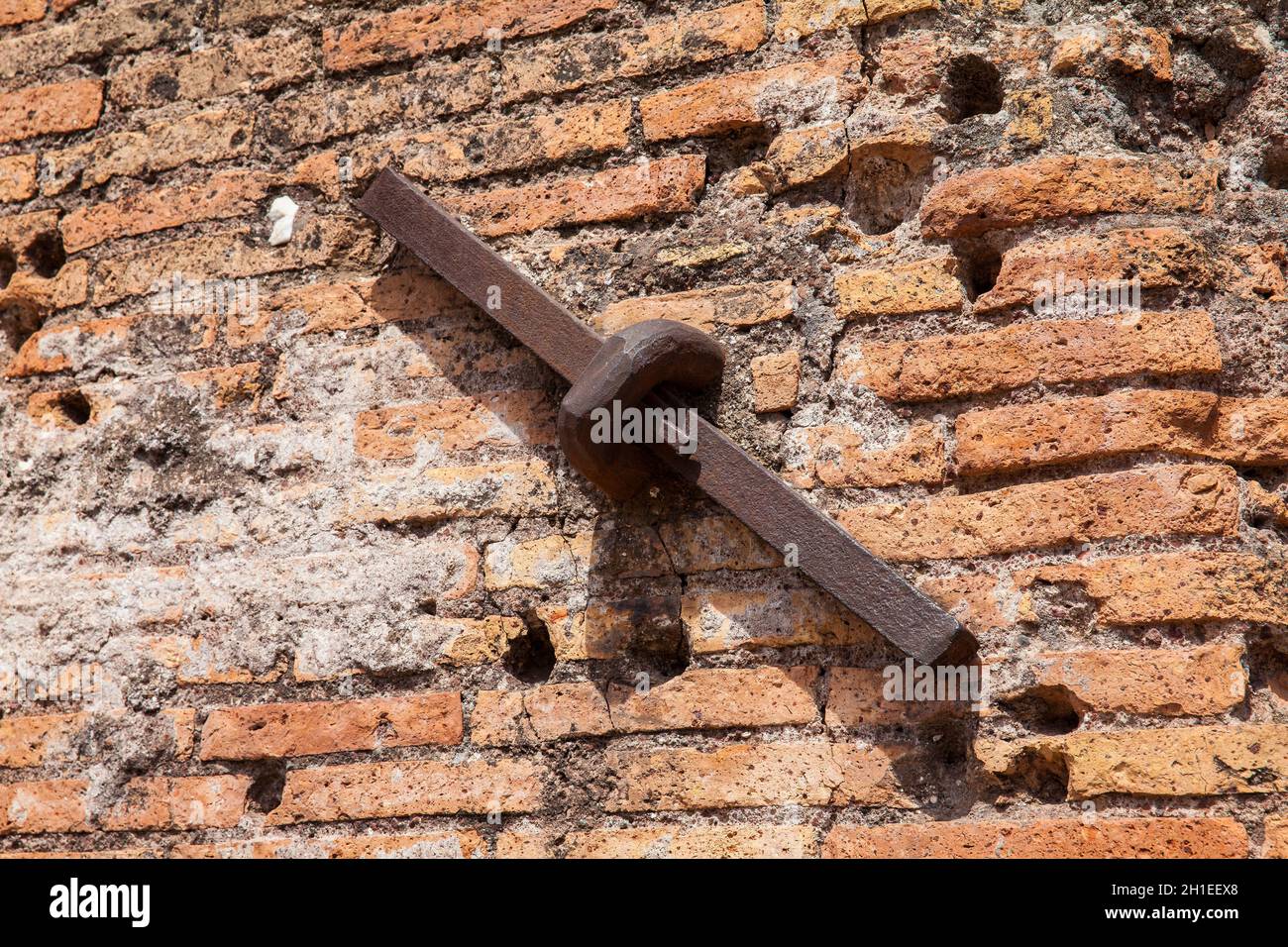 Detail of the ruins at the Flavian Palace also known as the Domus ...