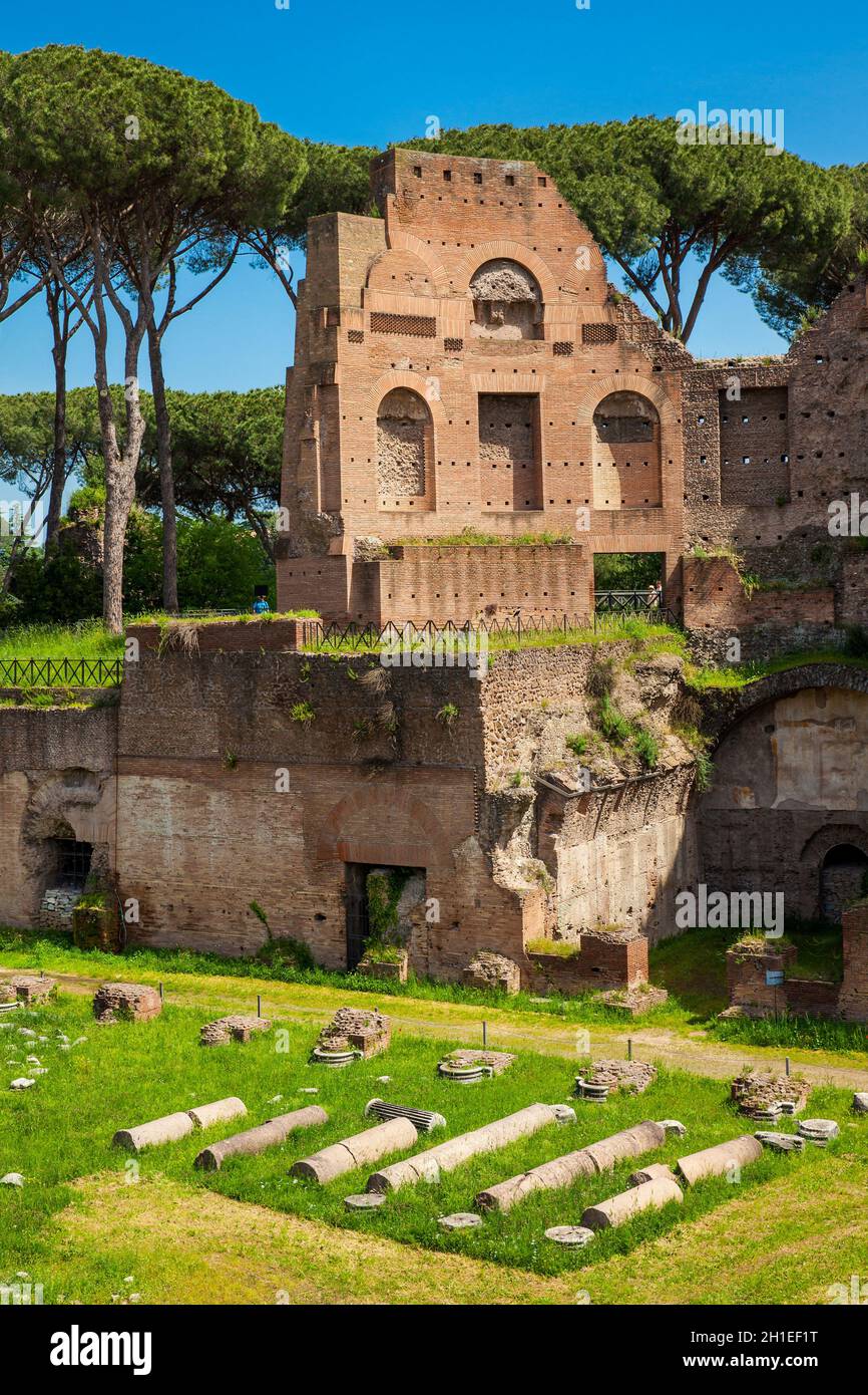 The Stadium of Domitian on the Palatine Hill in Rome Stock Photo - Alamy