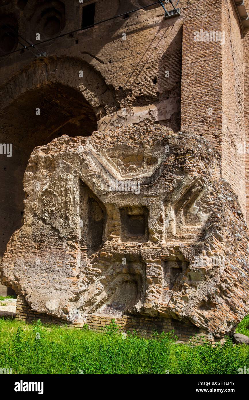 Basilica maxentius constantine basilica nova hi-res stock photography ...