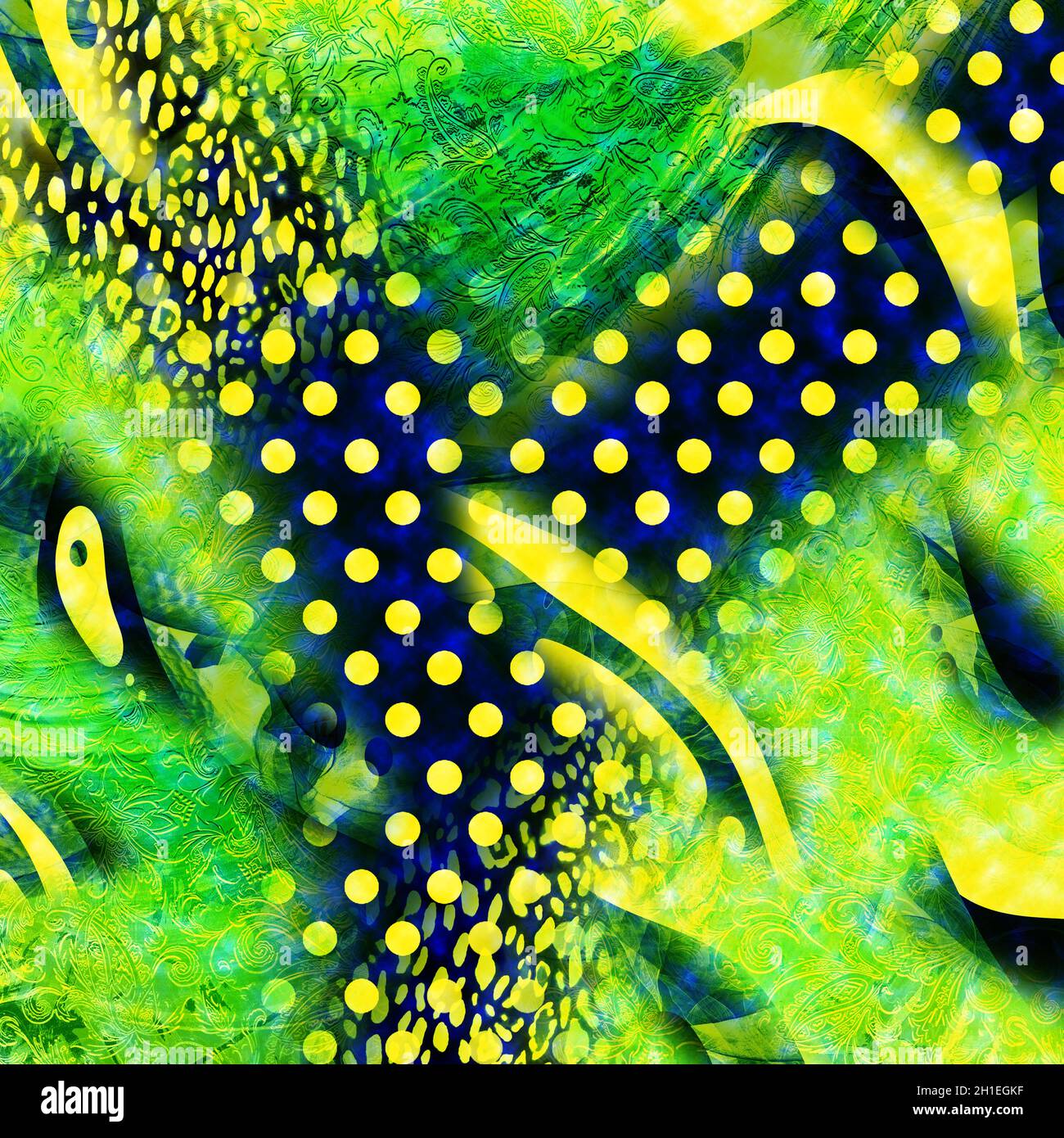 mixed print patterns, chained leopard pattern Stock Photo - Alamy