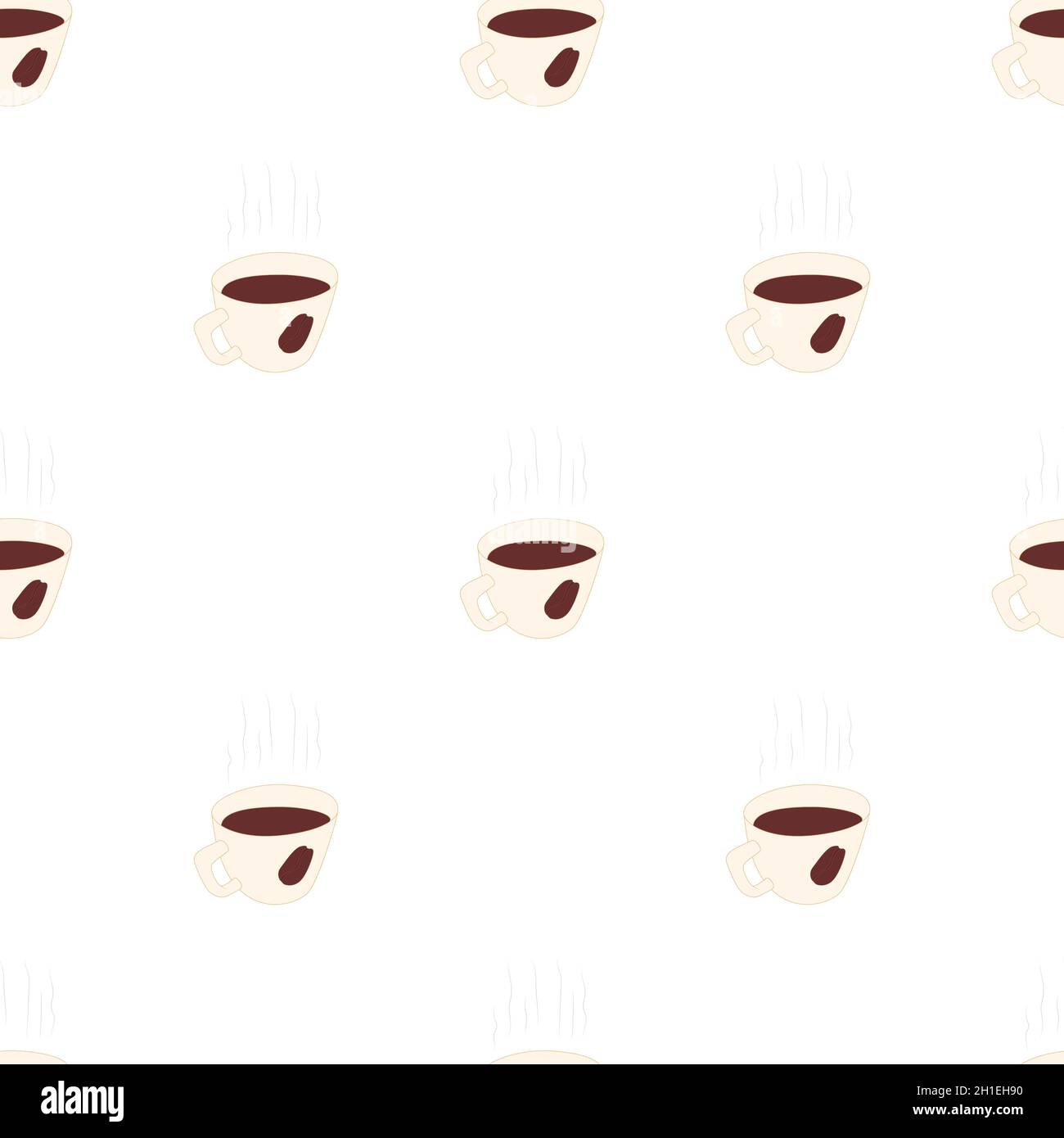Coffee cup pattern seamless background texture repeat wallpaper ...