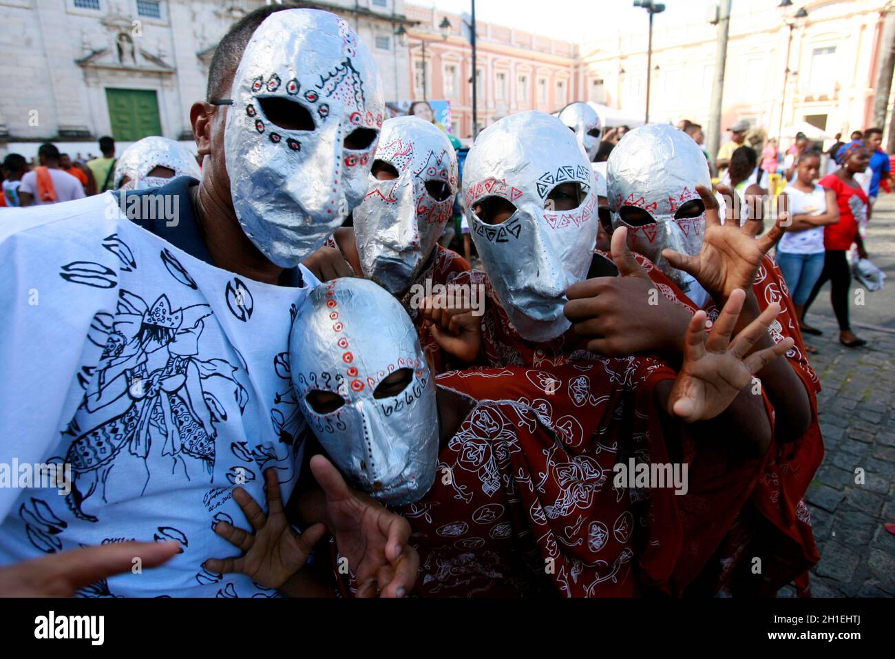 salvador, bahia / brazil - february 11, 2015: Young people served by ...