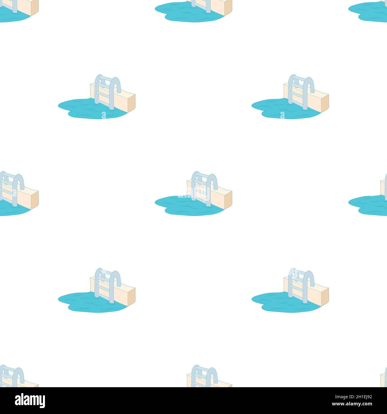 Swimming pool ladder pattern seamless background texture repeat ...