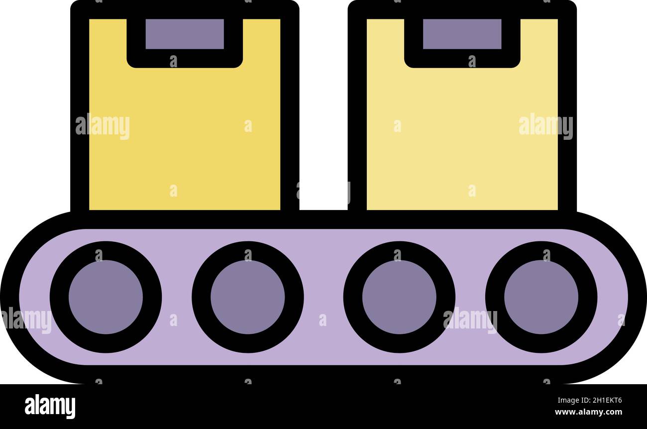 Warehouse parcel line icon. Outline warehouse parcel line vector icon ...