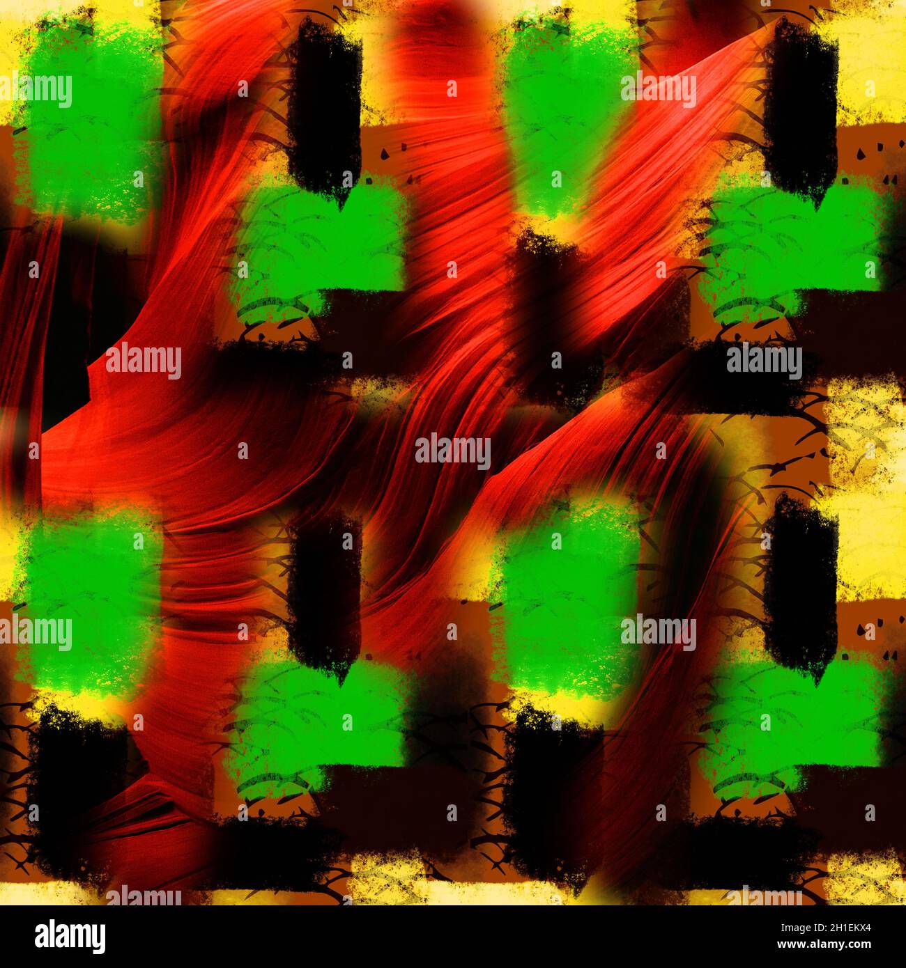 mixed print patterns, chained leopard pattern Stock Photo - Alamy