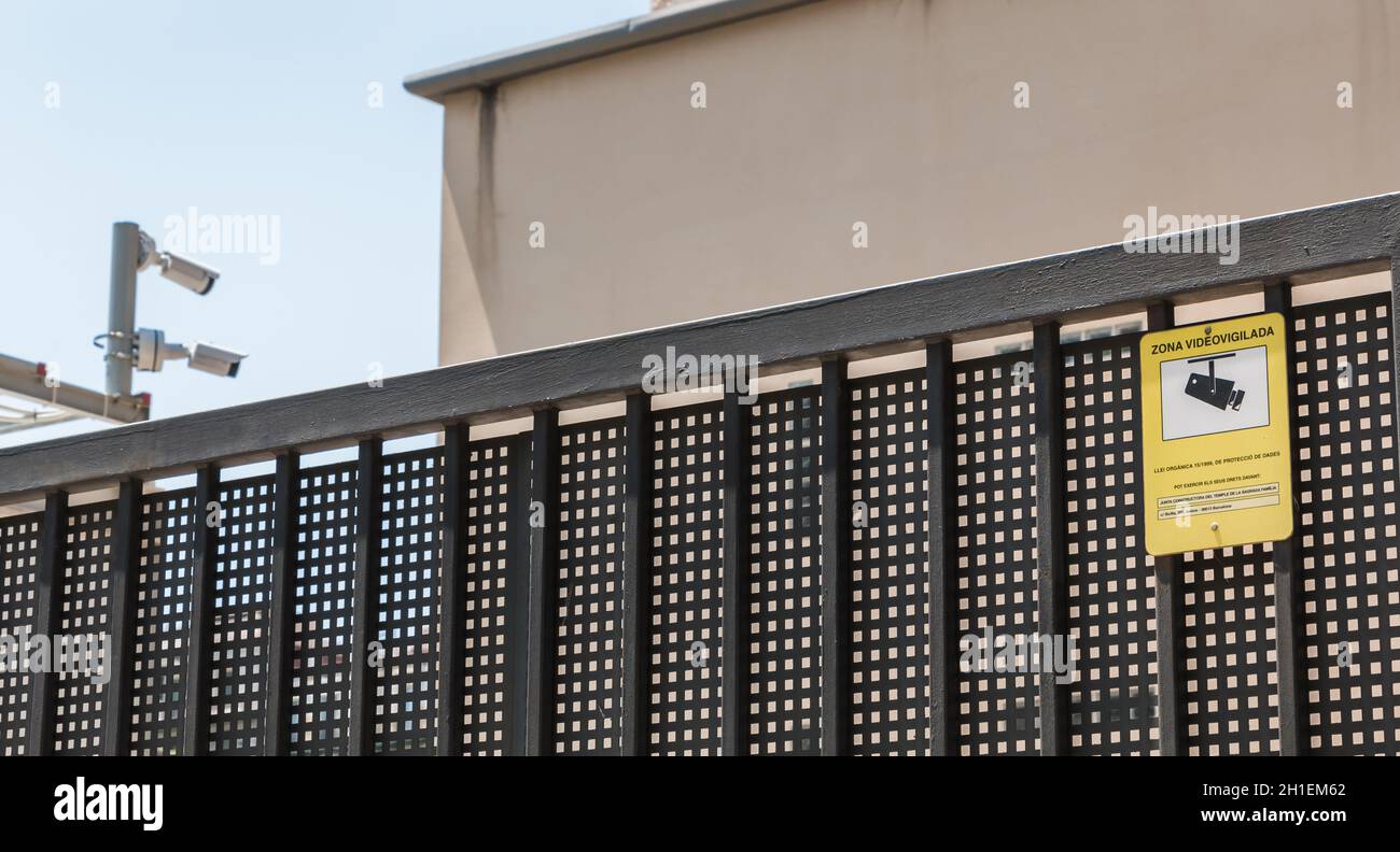 Cctv video surveillance recording sign hi-res stock photography and ...