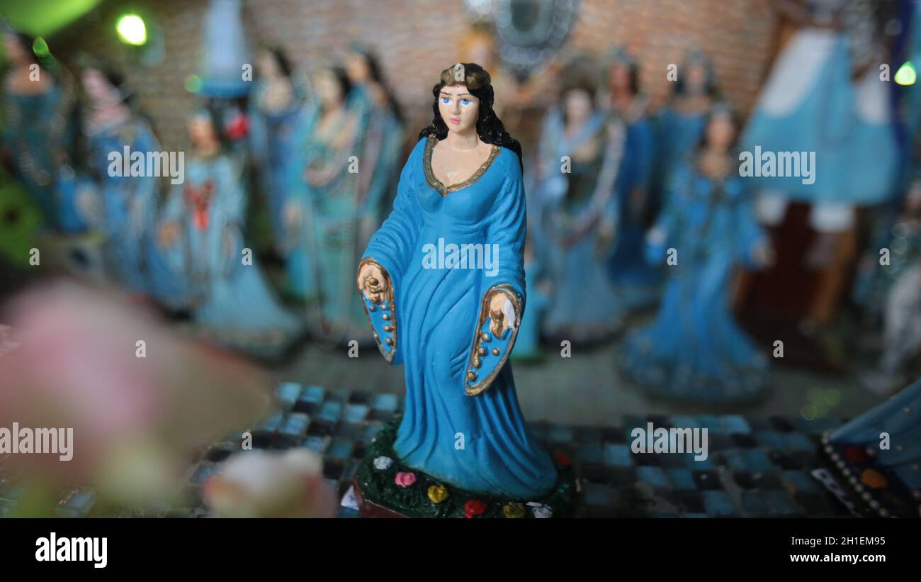 salvador, bahia / brazil - july 18, 2017: sculpture of the ore Yemanja ...