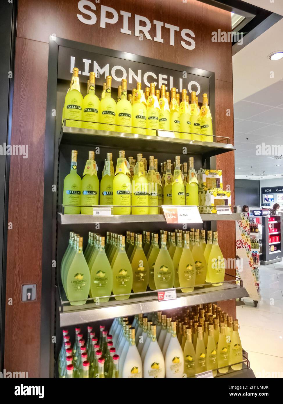 Limoncello liqueur bottles hi-res stock photography and images - Alamy