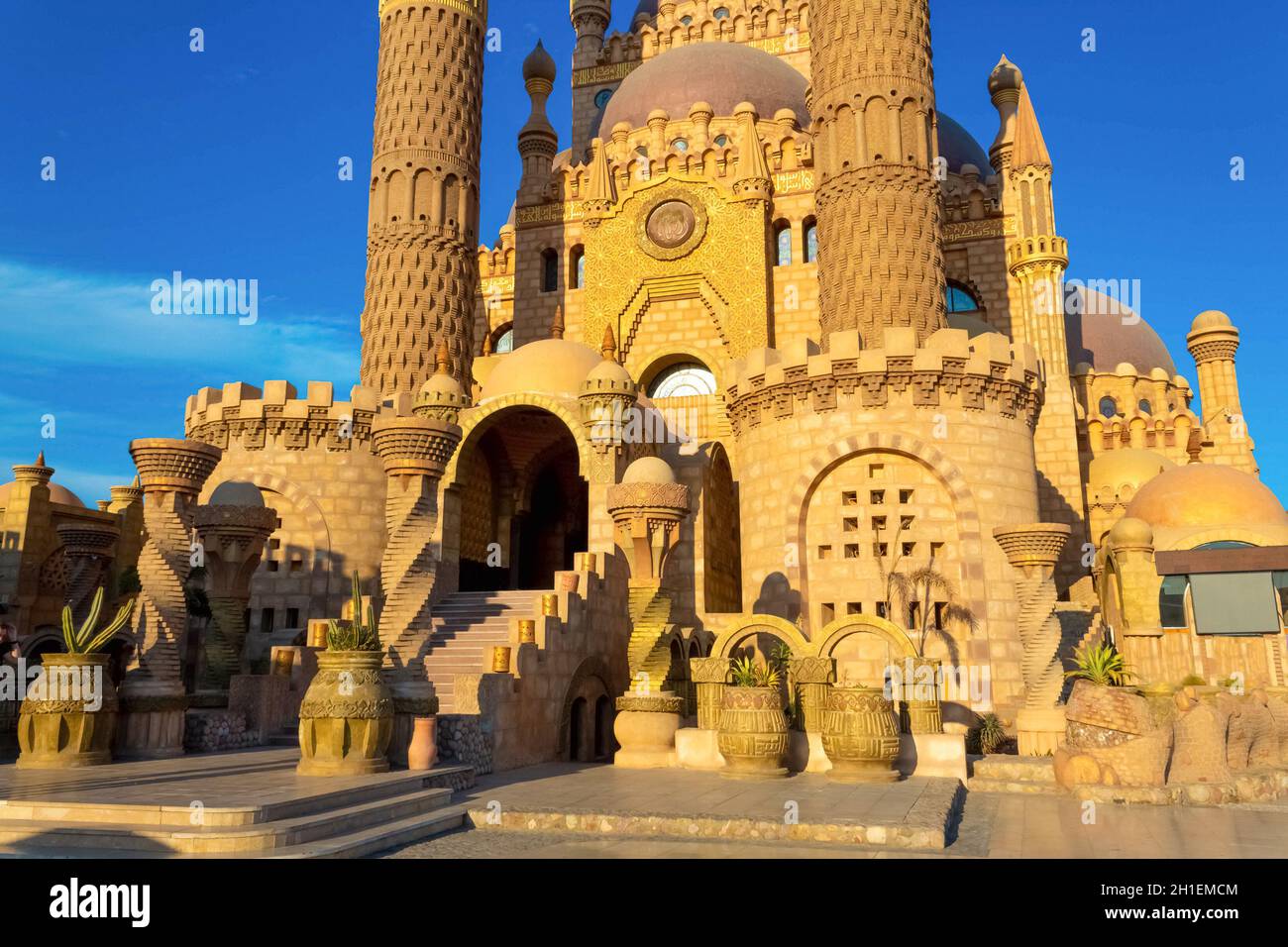 Old Market Mosque at Sharm El Sheikh - Al Sahaba Stock Photo - Alamy