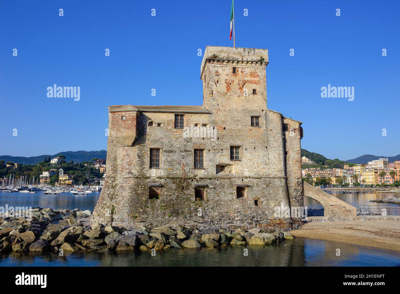 Castle of rapallo hi-res stock photography and images - Alamy