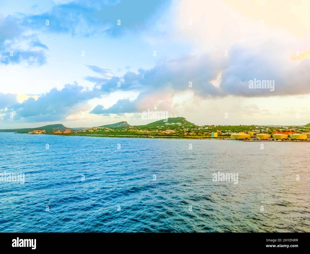 The Island Curacao is a tropical paradise in the Antilles in the ...
