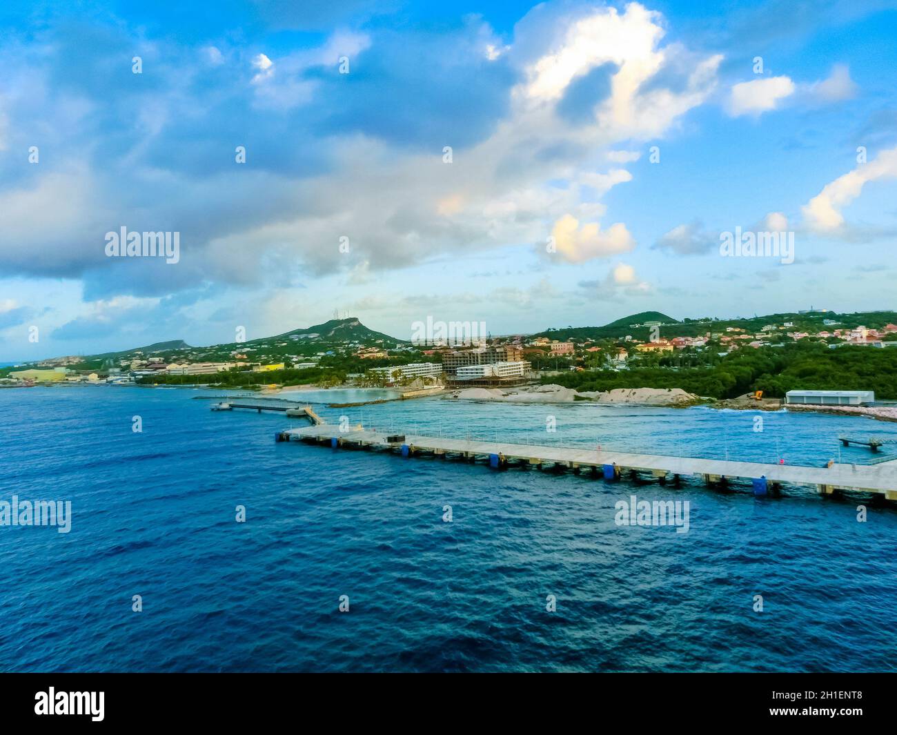 The Island Curacao is a tropical paradise in the Antilles in the ...
