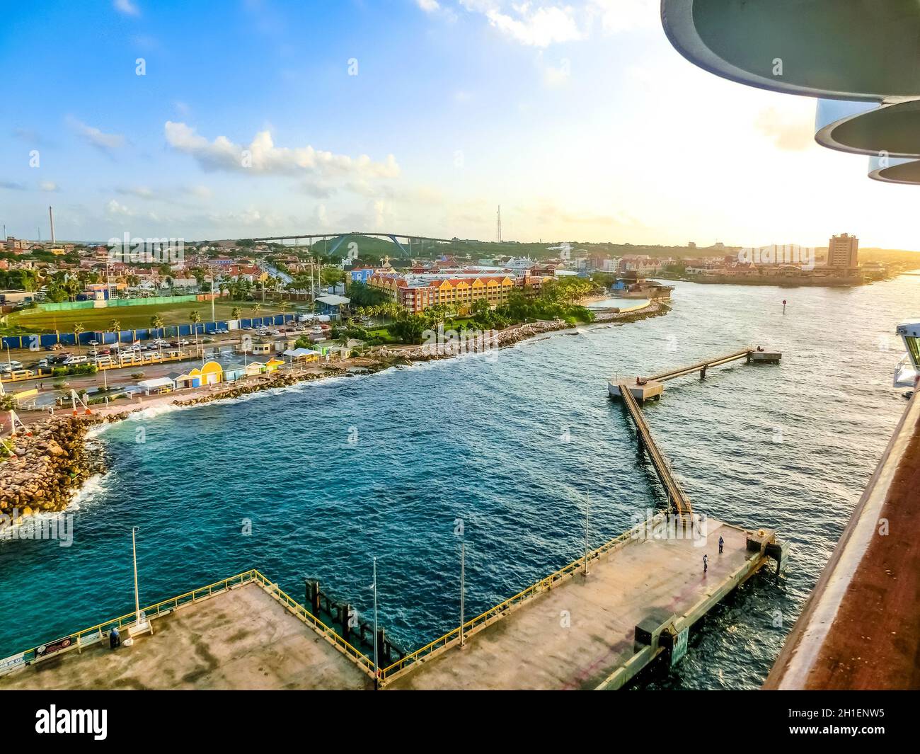 The Island Curacao is a tropical paradise in the Antilles in the ...