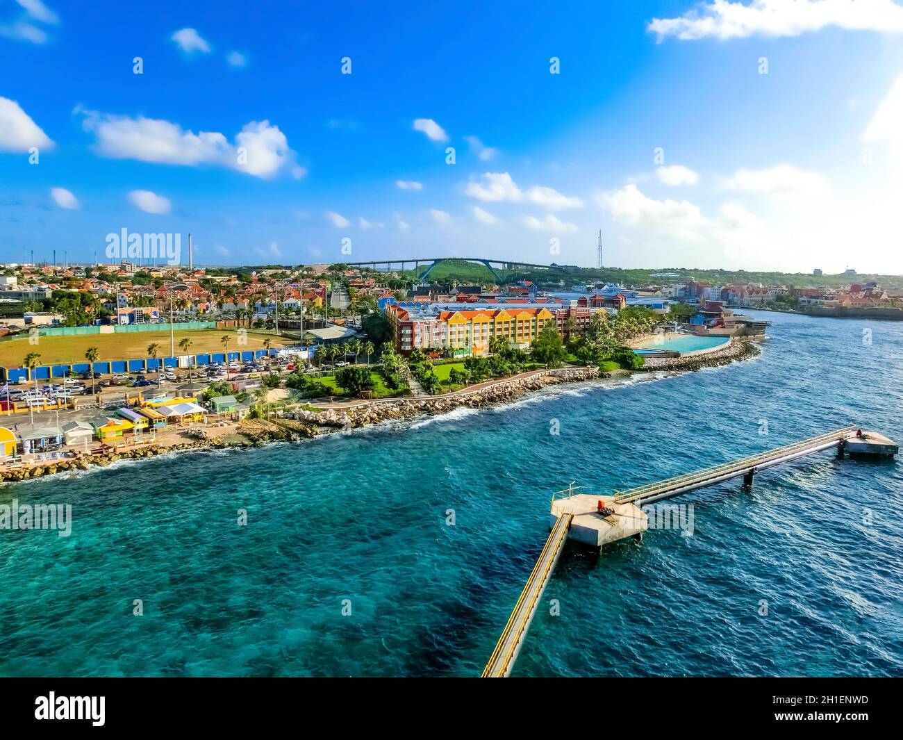 The Island Curacao is a tropical paradise in the Antilles in the ...
