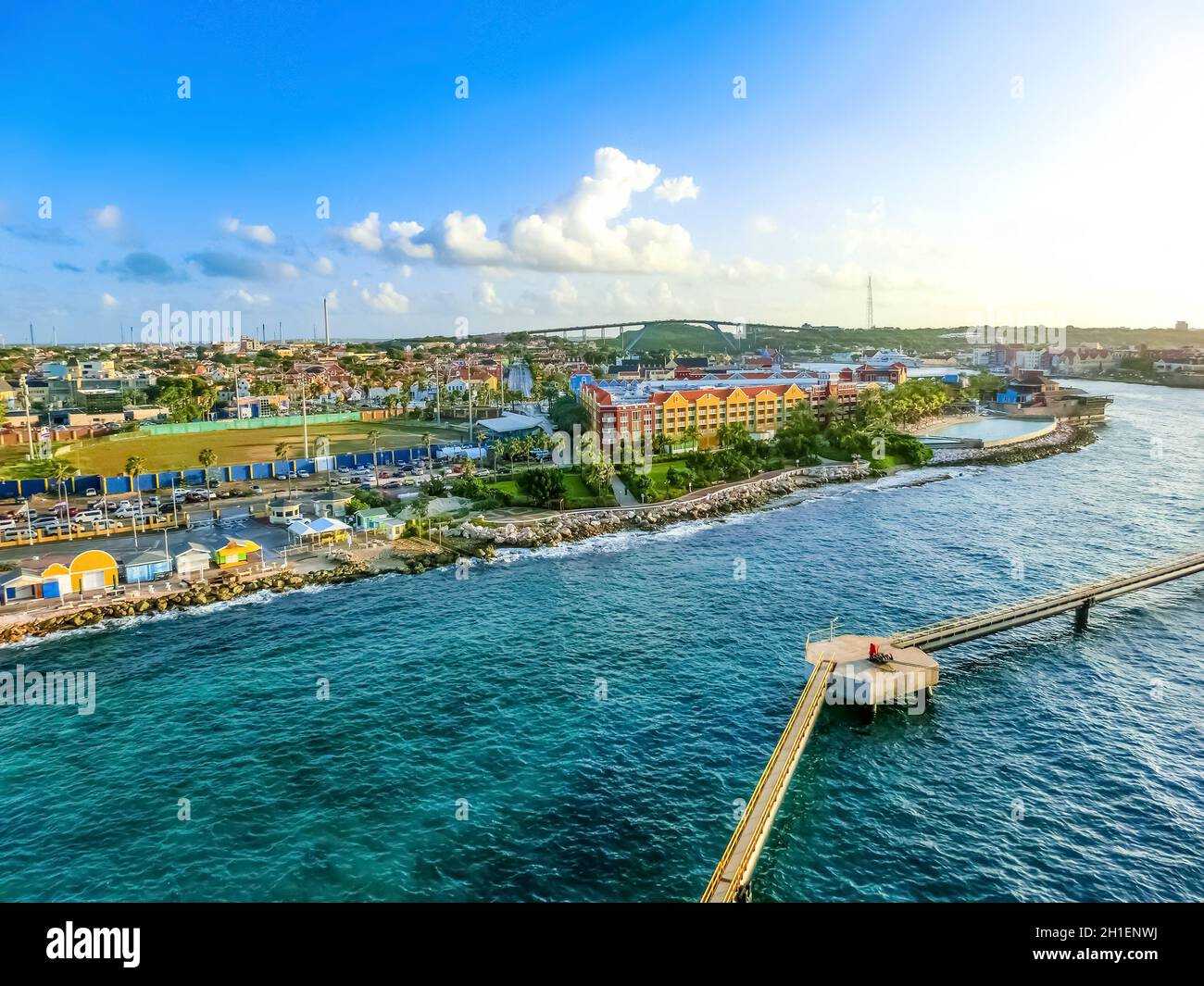 The Island Curacao is a tropical paradise in the Antilles in the ...