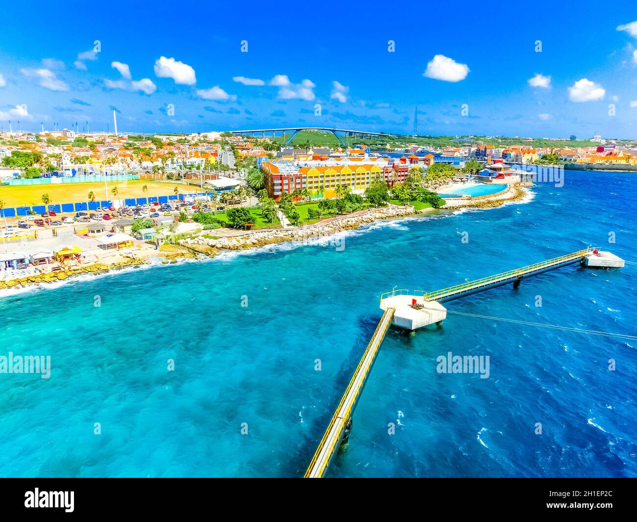 The Island Curacao is a tropical paradise in the Antilles in the ...