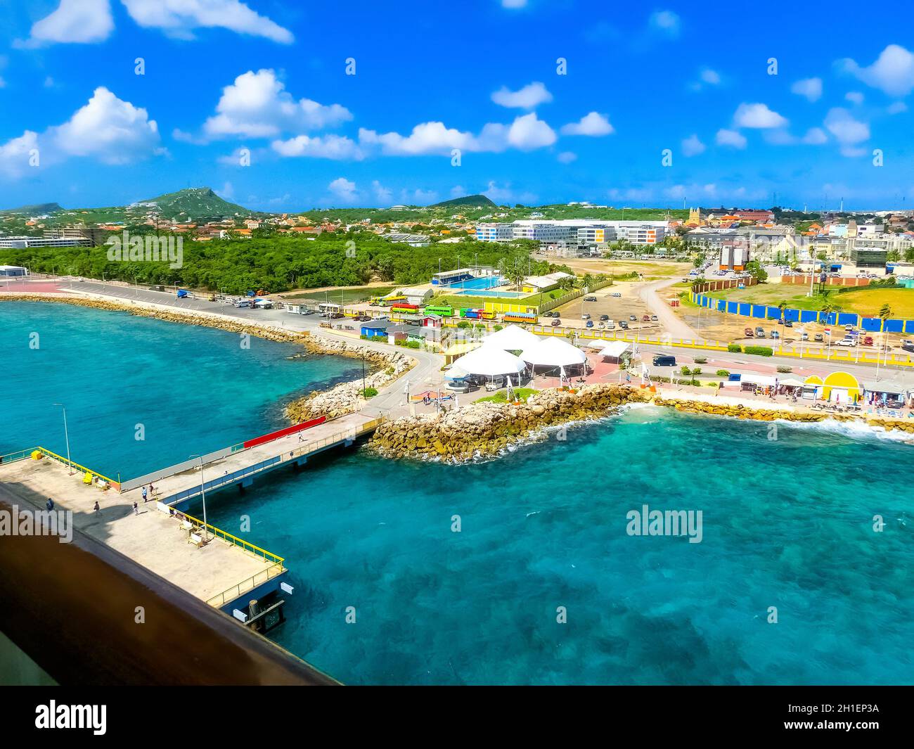 The Island Curacao is a tropical paradise in the Antilles in the ...