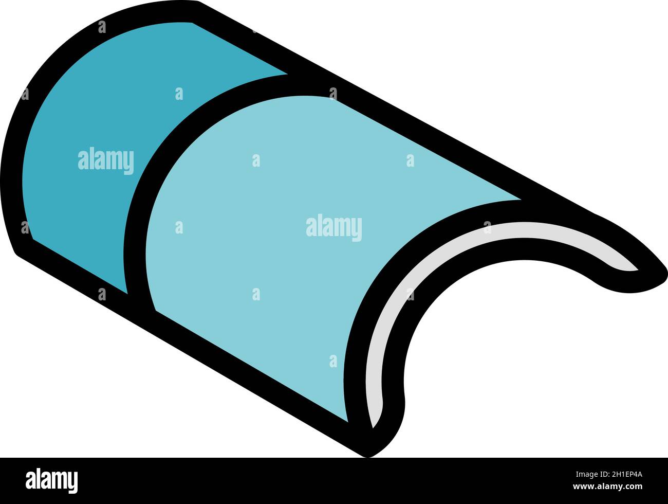 Phone flexible display icon. Outline phone flexible display vector icon ...