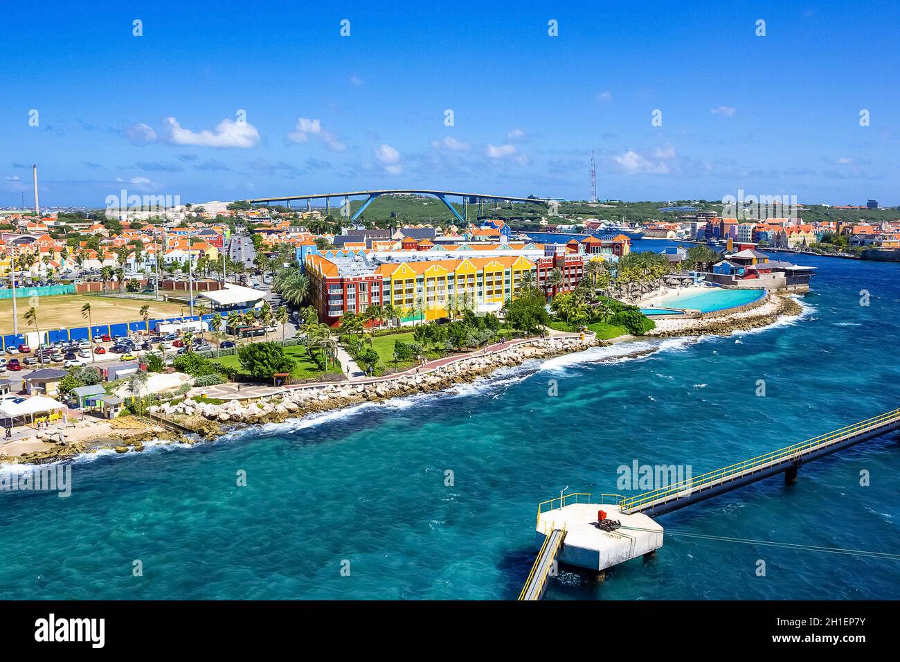 Curacao island aerial view hi-res stock photography and images - Alamy