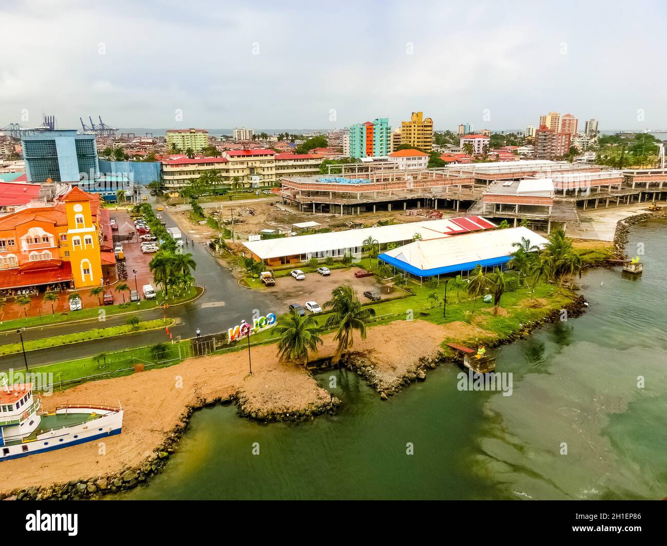 Colon is a sea port on the Caribbean Sea coast of Panama. The city lies ...